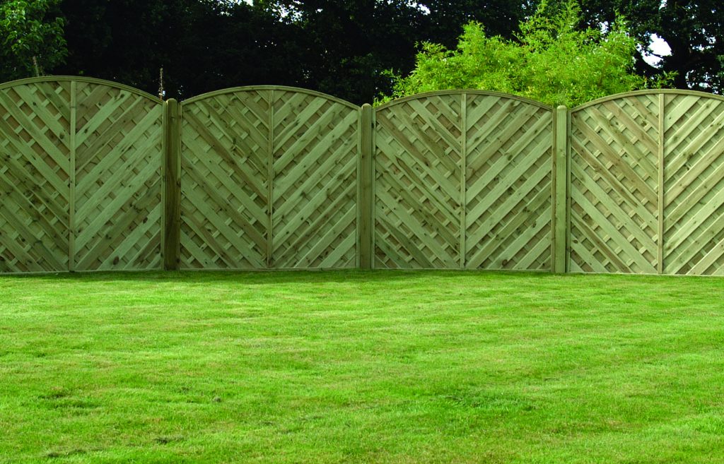 V Arched Fence Panel | Buy Direct | Monton Fencing Manchester