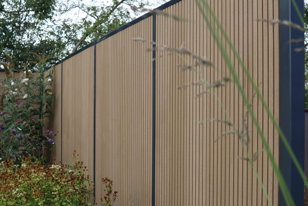 Durapost Urban Composite Fence Panel Natural | Monton Fencing